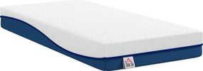 HOMCOM matrace 90x190 cm, jednolůžková matrace, paměťová pěna se zeleným čajem, snímatelný pratelný potah, střední tuhost