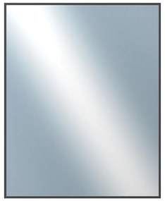 DANTIK - Zarámované zrcadlo - rozměr s rámem cca 80x100 cm z lišty Hliník černá | P269-021 (7269021)