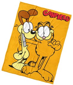 Dětská deka Garfield a kamarád Odie 150x200 cm