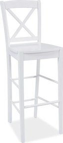 Casarredo - Komfort nábytek Dřevěná barová židle CD-964, dřevo/bílá
