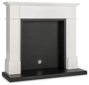 Klarstein Biel, konstrukce krbu, elegantní design, MDF, bílá