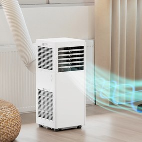 Přenosná klimatizace 9000 BTU, 4 v 1 s chlazením, odvlhčovačem, ventilátorem, režimem spánku