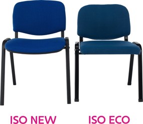Židle, modrá, ISO NEW