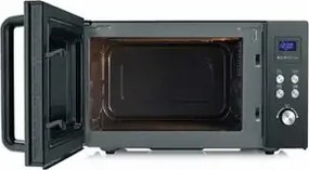 Severin MW 7763 černá / Mikrovlnná trouba / 1000W / 25l / gril / 9 pro