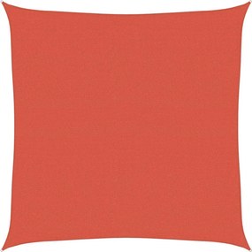 Stínící plachta 160 g/m² cihlová 6 x 6 m HDPE 311334