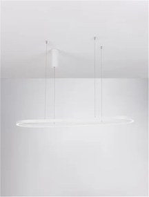 Závěsné LED svítidlo NOVA LUCE CUPPE 58W 3000K bílé 9345625