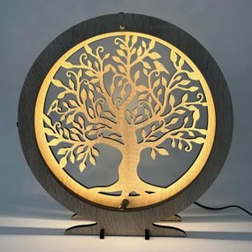 LED lampa Strom života - Luxusní dřevěná dekorace | SENTOP LED0560