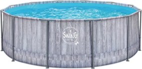 Swing FRAME GreyWood 3,66x1,07M + Skimmer mount