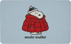 PEANUTS Snídaňové prkénko "Sweather Weather" - modrá