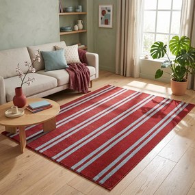 Červený/modrý koberec 160x230 cm Riviera – ESTE