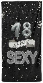 Osuška Stále sexy – černá (věk: 18)