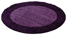 Ayyildiz koberce Kusový koberec Life Shaggy 1503 lila kruh ROZMĚR: 120x120 (průměr) kruh