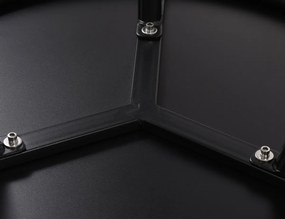 Konferenční stolek Minot - v45 x Ø60 cm - Černá