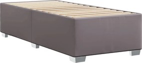 Rám postele šedý 80 x 200 cm umělá kůže 3284534