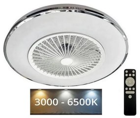 NEDES LED Stropní svítidlo s ventilátorem OPAL LED/72W/230V + dálkové ovládání LCL6352