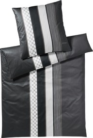XXXLutz POVLEČENÍ, makosatén, černá, bílá, 155/220 cm Joop! - Online Only povlečení - 004977057307