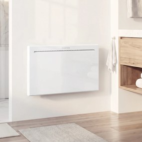 HOMCOM Inteligentní panelový ohřívač 1500 W, volně stojící / na stěnu, elektrický ohřívač s 7denním časovačem, detekce oken, ochrana proti mrazu, bílá