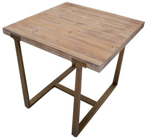 Designový jídelní stůl Nalanie 80 cm hnědý