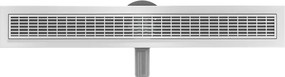 Mexen Flat 360° M33 otočný liniový odtok 70 cm, inox - 1033070-40