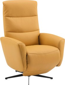 XXXLutz RELAXAČNÍ KŘESLO, textil, kůže, žlutá Livetastic - Online Only křesla & taburety - 000788005305