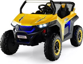Costway 2místné 12V dětské auto s hudbou a světlomety 118 x 74 x