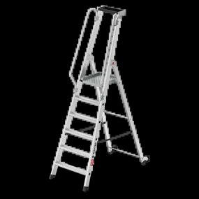 Hliníkové schůdky Hailo Master P80 6 stupňů, 10000-119