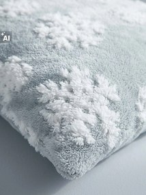 Sinsay - Povlak na polštář s motivem sněhové vločky - šedá