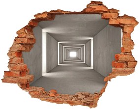 Wallmuralia Díra 3D fototapeta nálepka Betonový tunel 90x70 cm