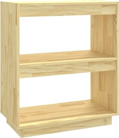 vidaXL Knihovna 60 x 35 x 71 cm masivní dřevo borovice [810861] Barva: Šedá