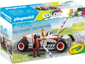 Stavebnice playmobil 71376 playmobil color: závodní auto