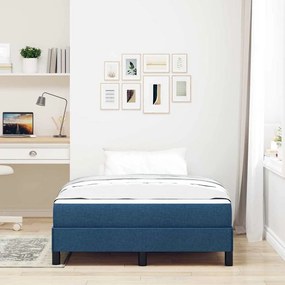 Postel s boxspringem Modrá 120 x 190 cm textil 3398478