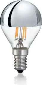 Ideal Lux LED CLASSIC SFERA E14 chromová / Žárovka / P45 / 4W / 370lm