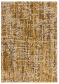 Tribeca Design Kusový koberec Zoom Abstract Gold Rozměry: 120x170 cm