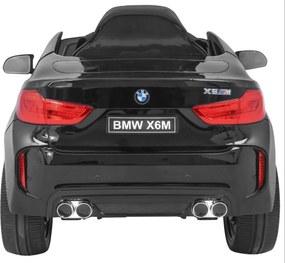 Ramiz Dětské elektrické autíčko BMW X6M lakované - černé SUV + dálkové ovládání