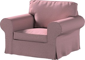 Potah na křeslo IKEA Ektorp barva růžová látka pletený vzor