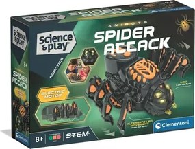CLEMENTONI SciencePlay Robotics: Pavoučí útok / Robotická stavebnice /