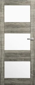 Interiérové dveře vasco doors TEO model 5 Průchozí rozměr: 70 x 197 cm, Orientace dveří: Levé dveře, Dekor: Ořech muškátový