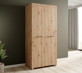 ADRK Furniture Dvoukřídlá skříň JANEZ ADRK-WA-JAN-93-A