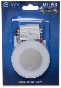 Schodišťové LED svítidlo Oti, 1x LED 0,6w, 3000k, s, pohybový senzor