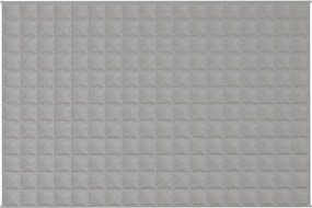 Zátěžová deka šedá 122 x 183 cm 9 kg textil 3154776