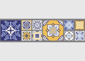 Samolepící bordura na zeď Živý Patchwork | 5 m x 13.8 cm | DWB8461