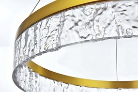 Toolight Toolight, LED závěsné osvětlení 80cm, 50W, 3000K, LHJ047-CP, zlatá lesklá, OSW-50022