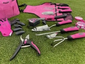 SIXTOL GARDEN PINK 12 / Sada zahradního nářadí / 12 ks