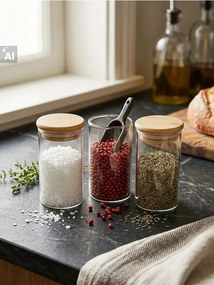 Sinsay - Sada dóz na potraviny s víkem 3 pack - clear