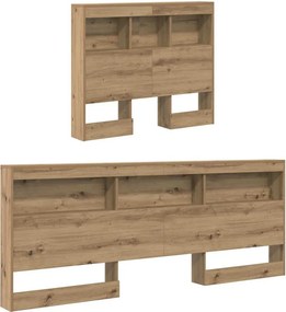 Úložné čelo postele Artisanový dub Kompozitní dřevo 3335524
