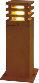 LA 229420 Venkovní svítidlo RUSTY 40 čtyřhraná ocel  230V E27 11W IP55 - BIG WHITE (SLV)