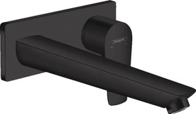 Hansgrohe Talis E, páková umyvadlová baterie pod omítku, s výtokem 22,5 cm, černá matná, 71734670