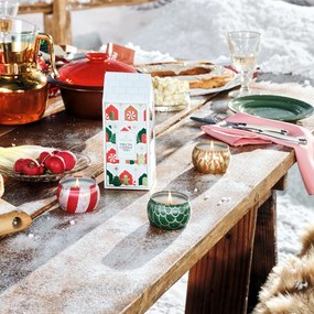 Voluspa dárková sada vánočních svíček Holiday Mini Tin Trio, 3x113 g