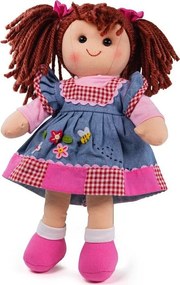 Panenka Bigjigs Toys látková Melody, 34 cm [600277]