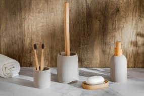 BISK Erga Riko, držák na mýdlo na postavení, taupe, ERG-08577